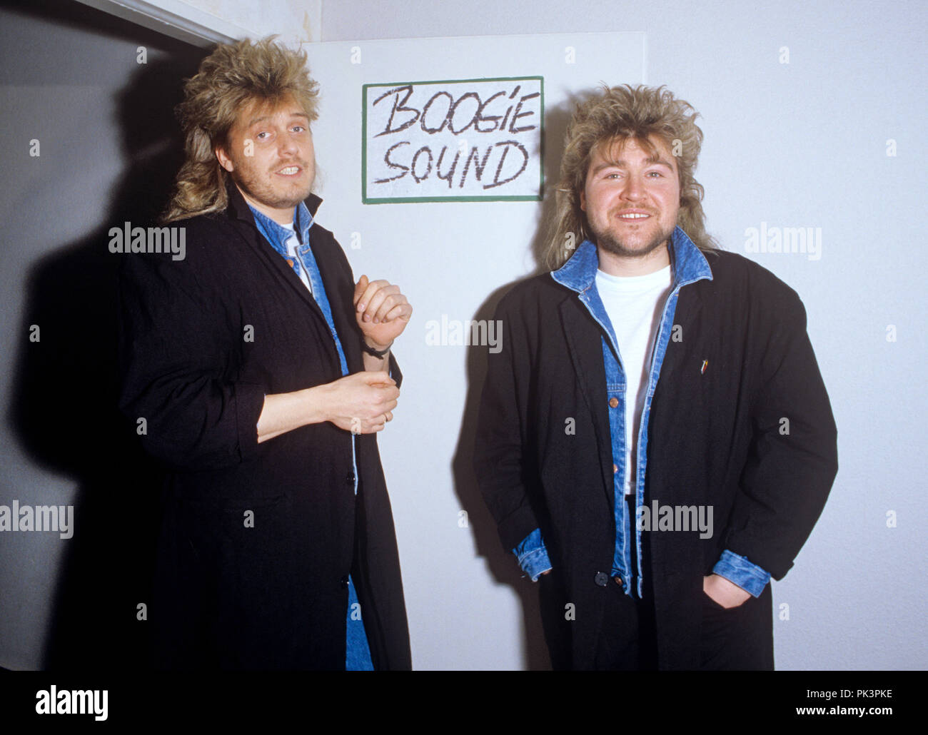 Bruce & Bongo on 11.04.1986 in Hamburg. | usage worldwide Stock Photo ...
