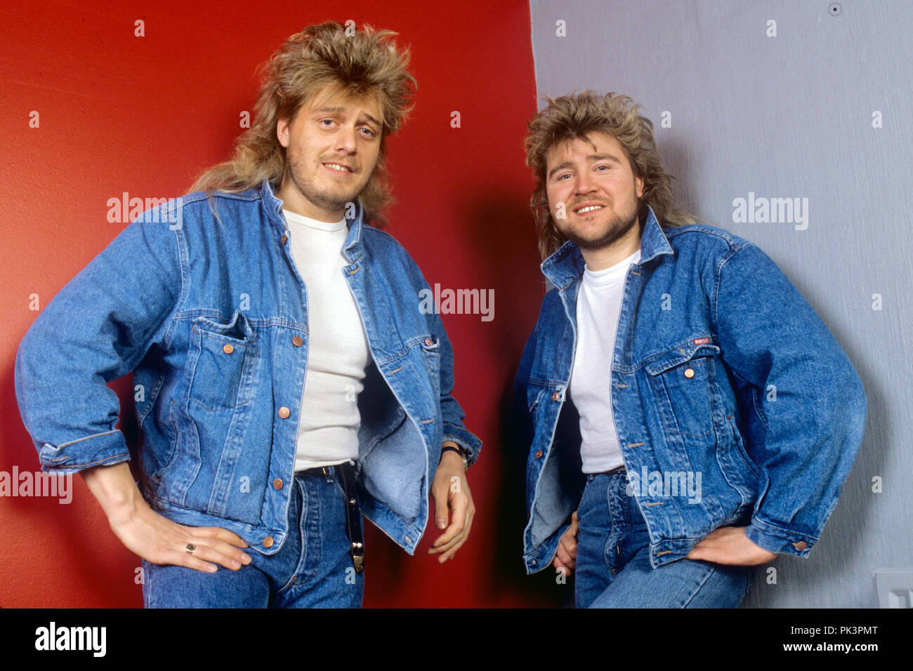 Bruce & Bongo on 11.04.1986 in Hamburg. | usage worldwide Stock Photo ...