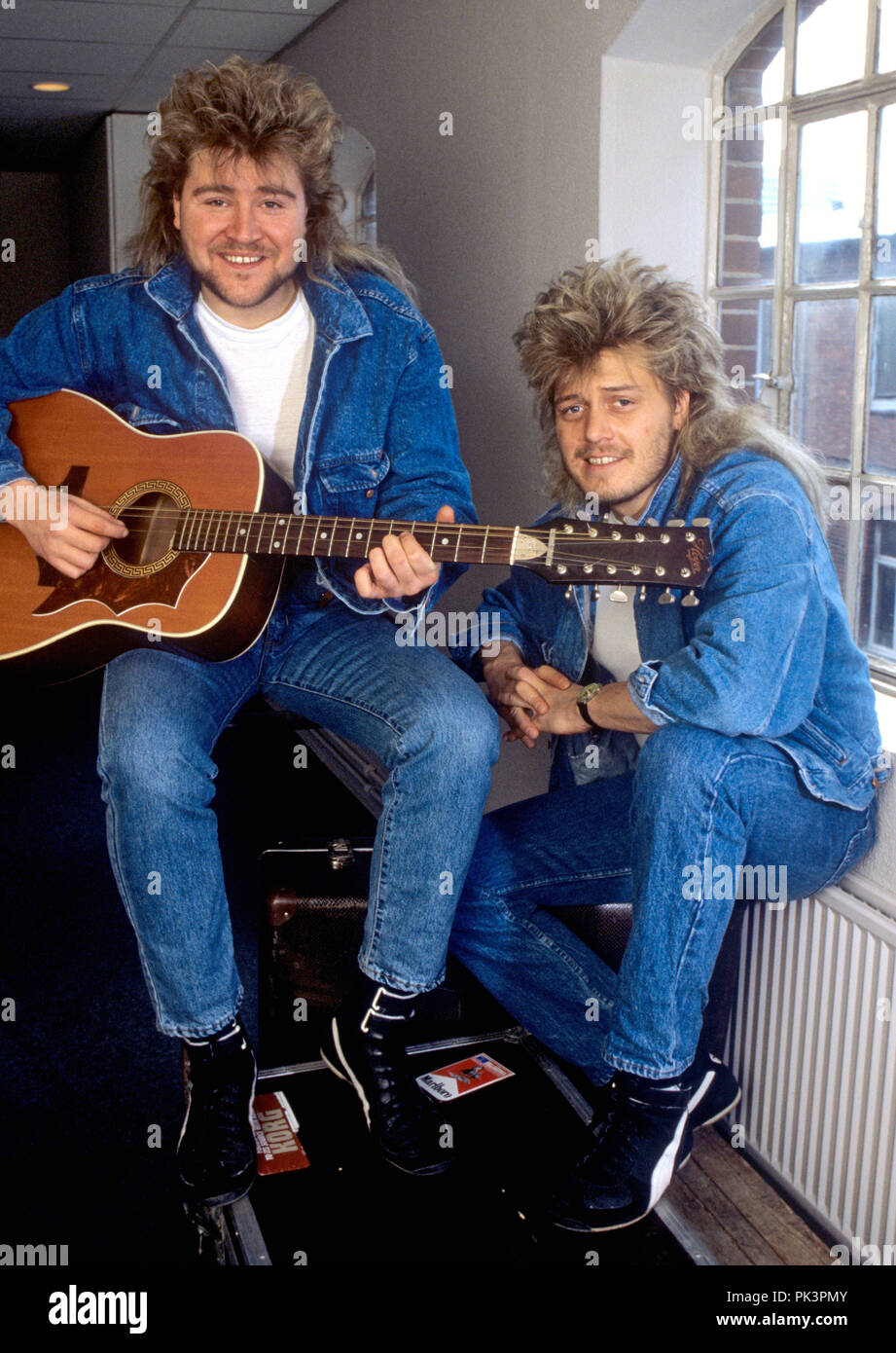 Bruce & Bongo on 11.04.1986 in Hamburg. | usage worldwide Stock Photo ...