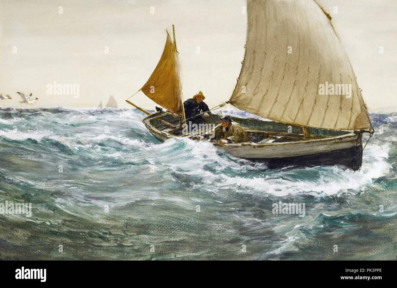 Hemy Charles Napier - Wind Abeam Stock Photo - Alamy