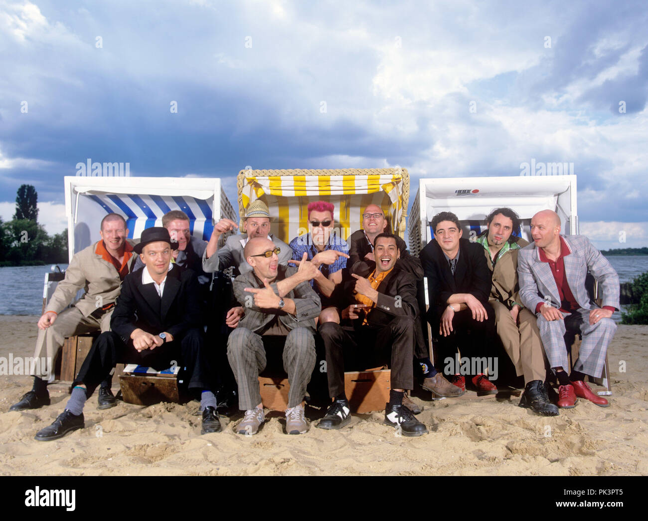 The Busters (mit Sänger Farin Urlaub) on 29.05.2000 in Potsdam. | usage ...