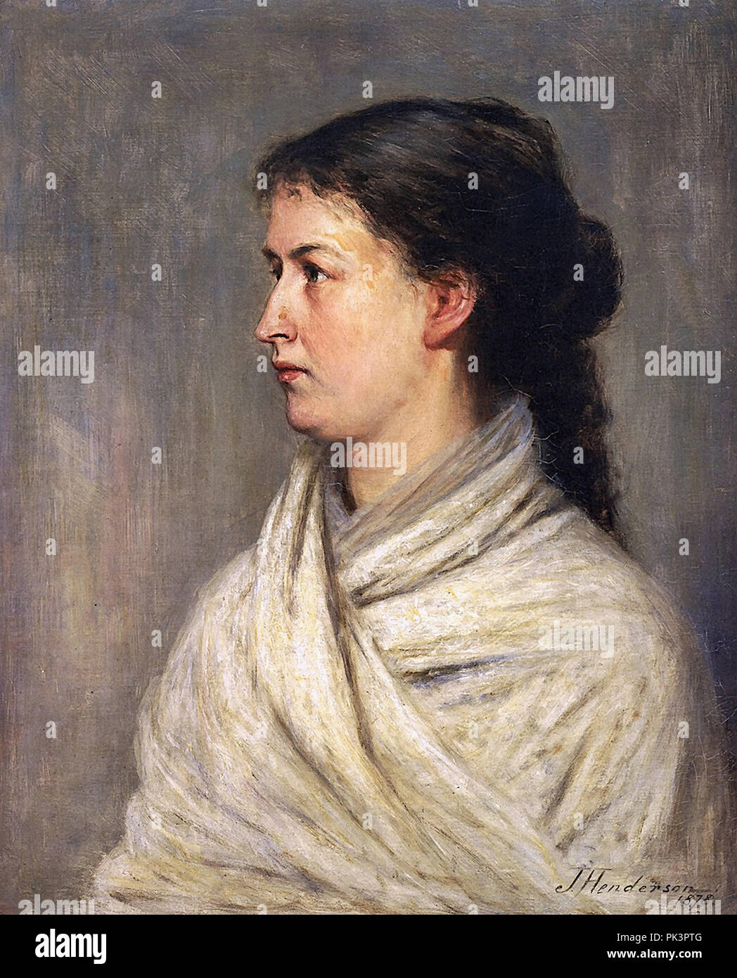 Henderson Joseph - Eliza Thomson.(the Artist's Third Wife) 1 Stock ...