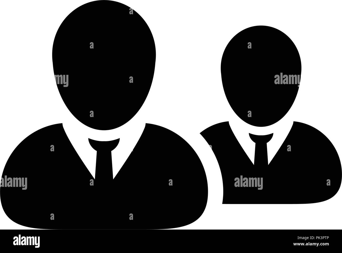 Human, User, Men, Group, Team, People, Leader Glyph Vector Icon ...