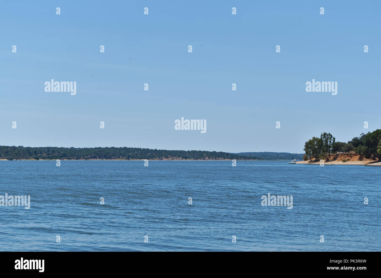Montargil dam in Alentejo, Portugal Stock Photo - Alamy