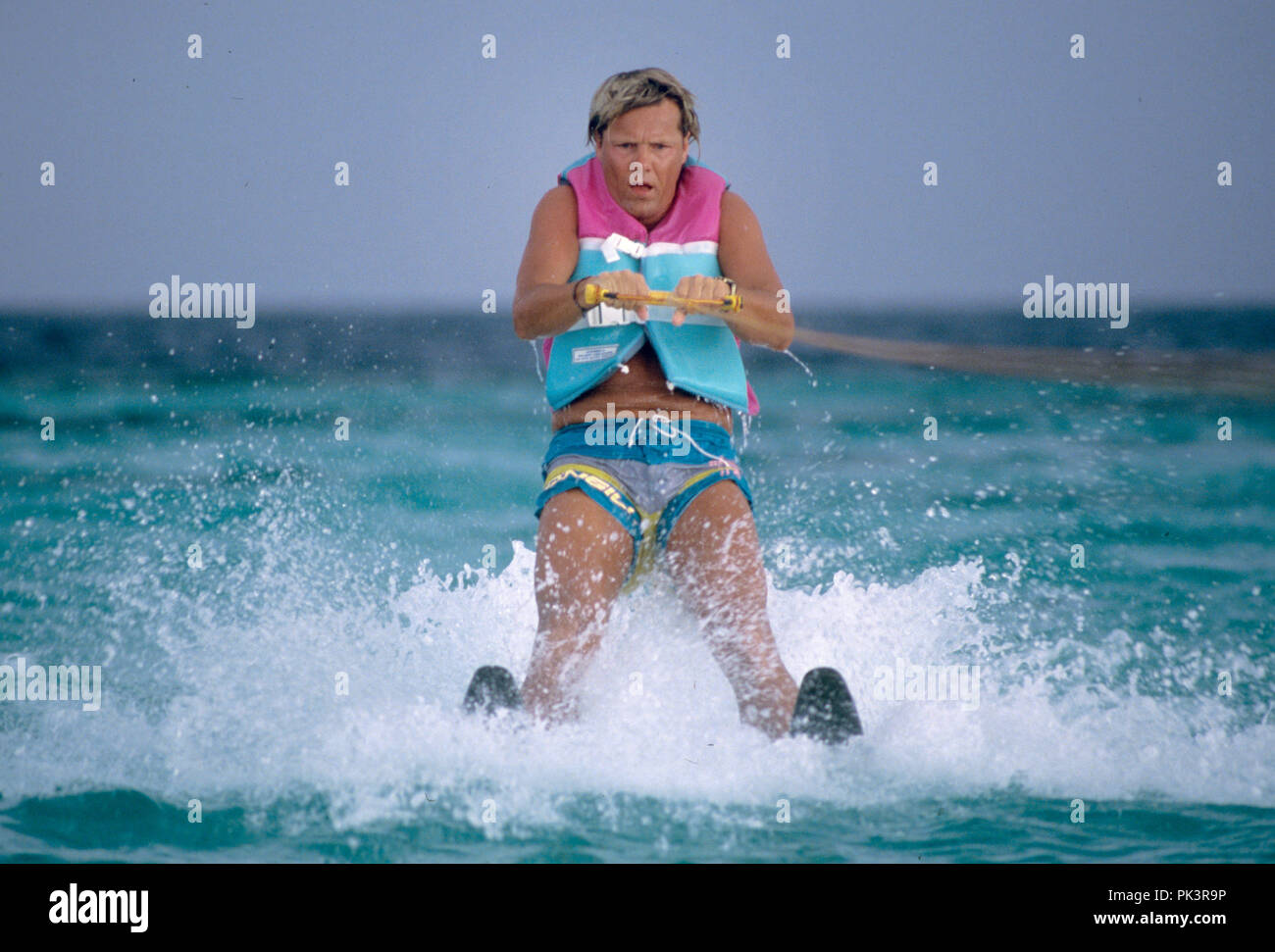 Dieter Bohlen in December 1992 in Malediven / Maldives. | usage ...