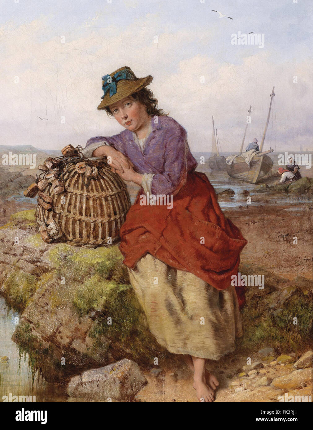 Henzell Isaac - Fisher Girl Stock Photo - Alamy