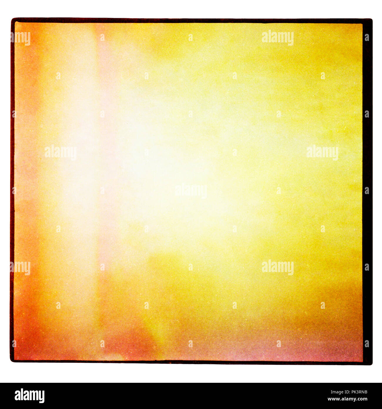 Colourful medium format film background with grain and light leaks ...