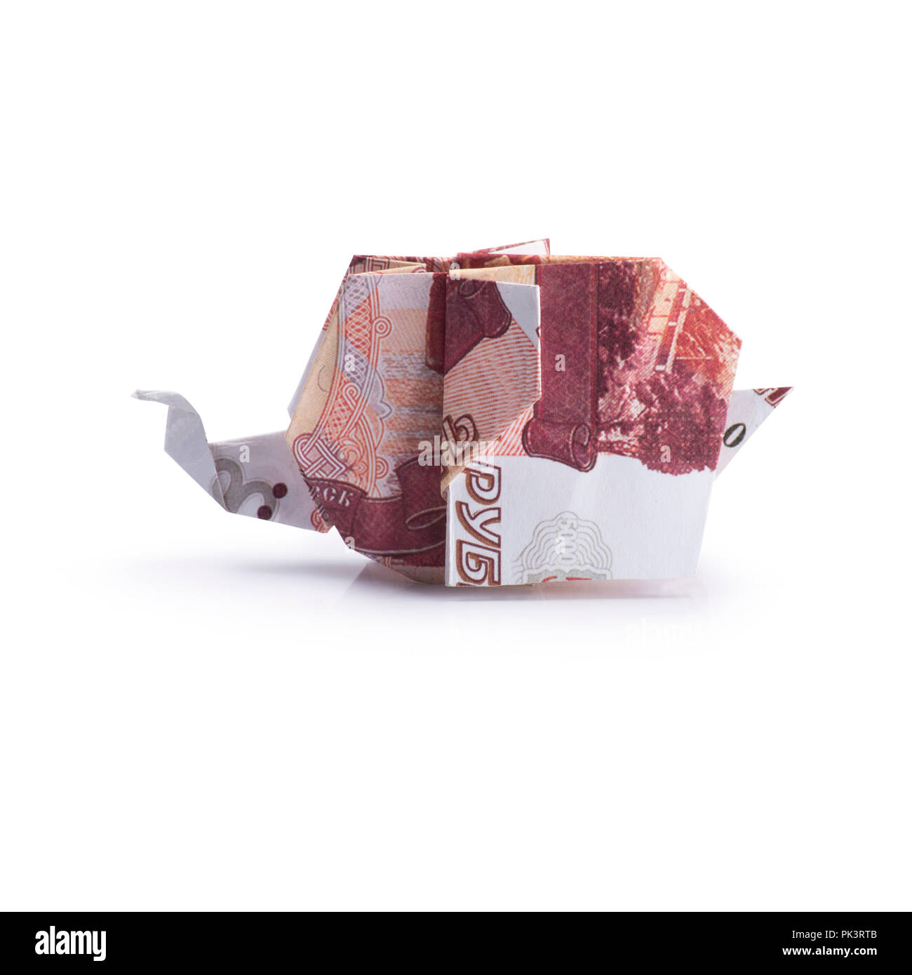 origami elephant from banknotes Stock Photo - Alamy