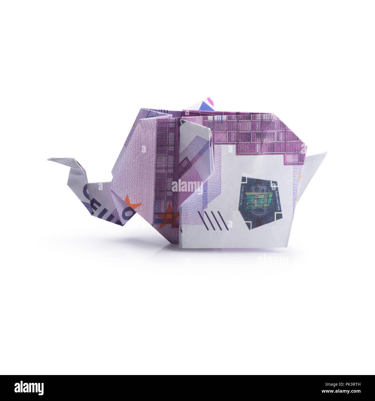 origami elephant from banknotes Stock Photo - Alamy