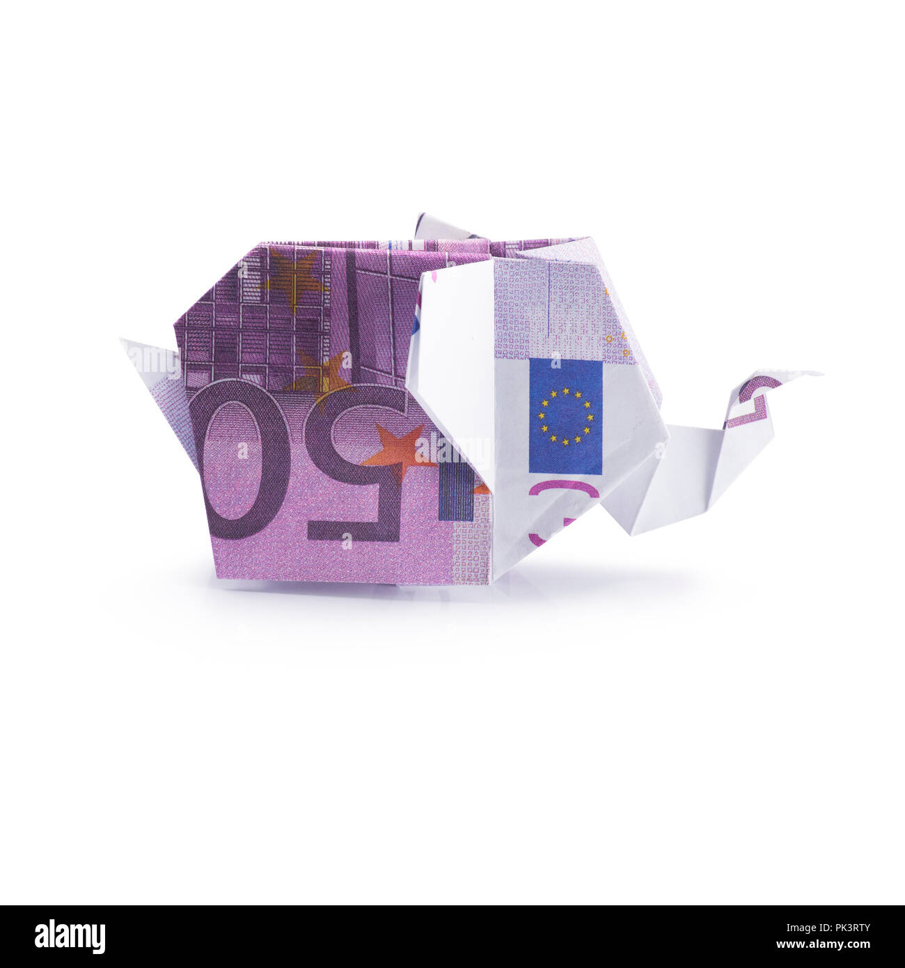 origami elephant from banknotes Stock Photo - Alamy