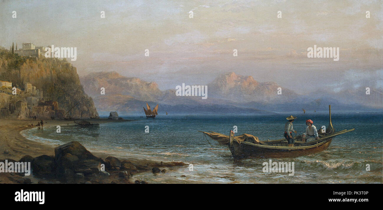 Hering George Edwards - the Gulf of Palermo Italy Stock Photo - Alamy