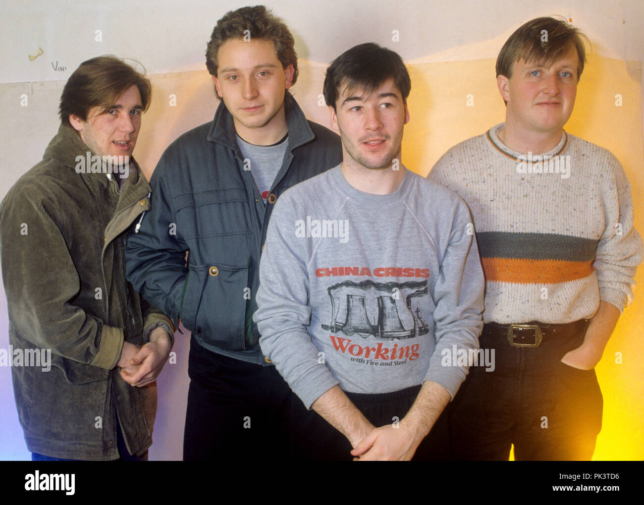 China Crisis 1984. | usage worldwide Stock Photo - Alamy