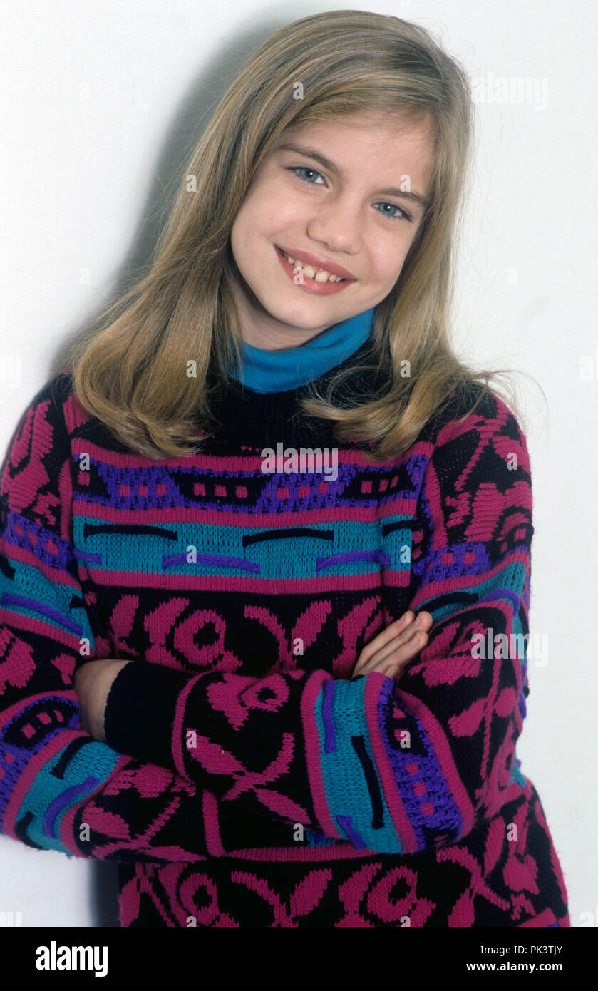 Anna Chlumsky on 08.01.1992 in München / Munich. | usage worldwide ...