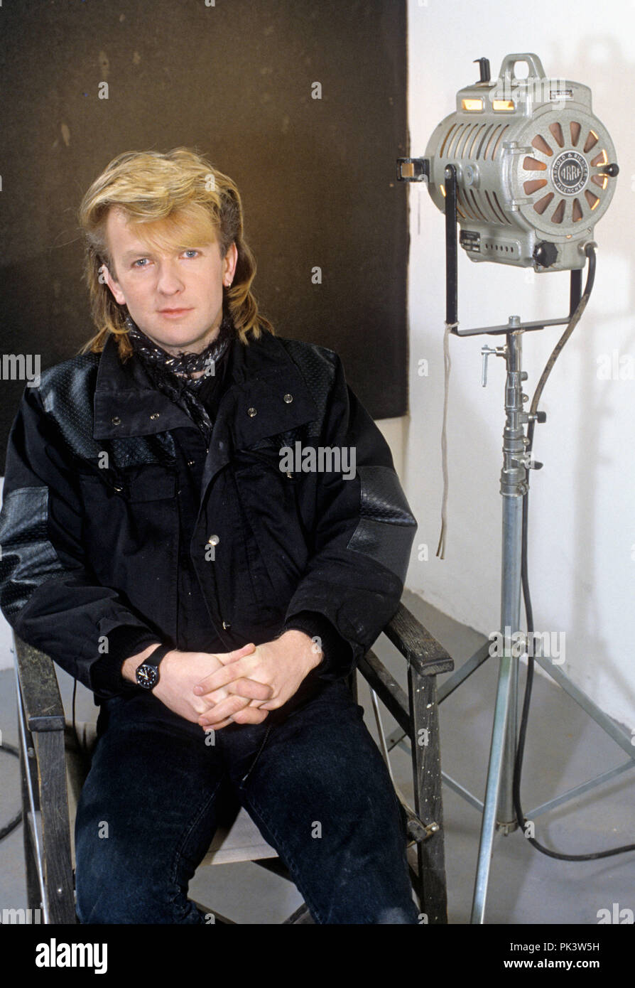 Cock Robin (Clive Wright) on 06.02.1986 in München / Munich. | usage ...