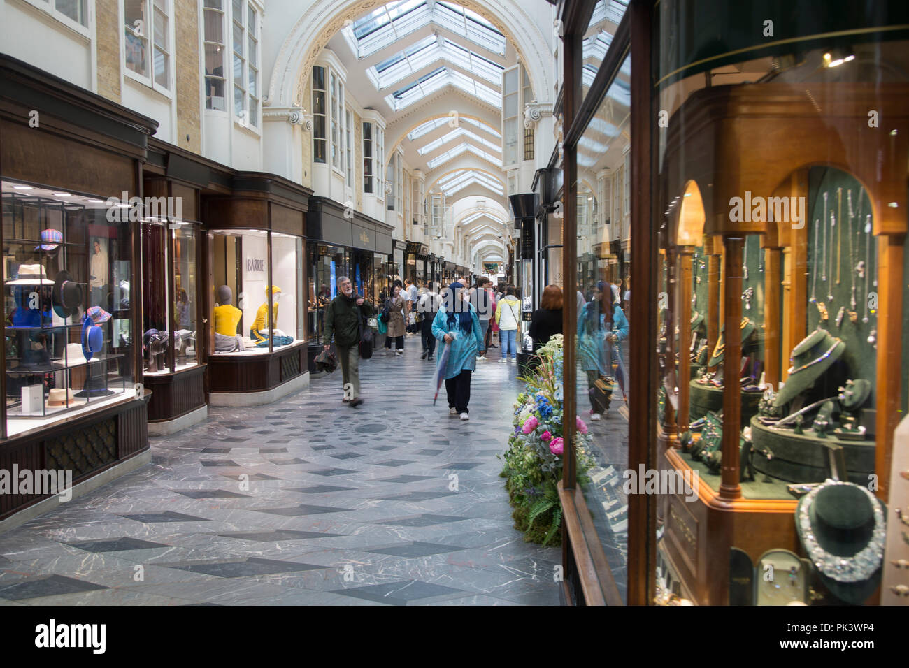 Shops in Burlington Arcade; London; England; UK Stock Photo - Alamy