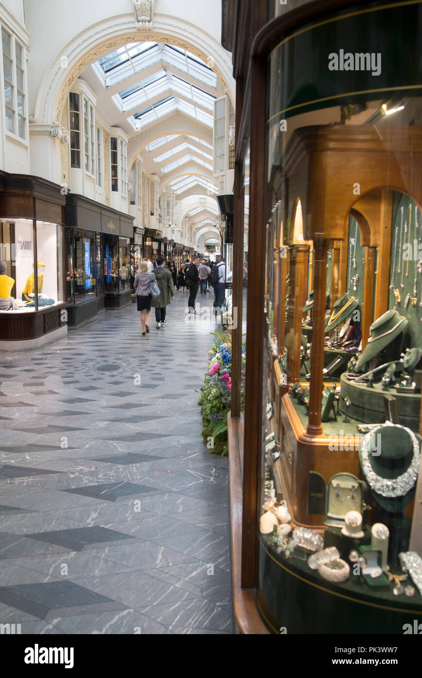 Shops in Burlington Arcade; London; England; UK Stock Photo - Alamy
