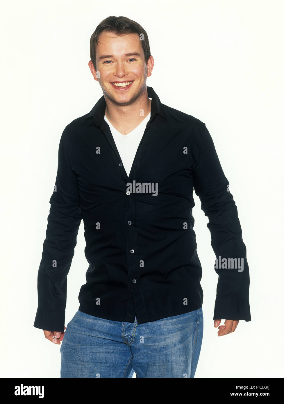 Stephen Gately on 16.06.2000 in Hamburg. | usage worldwide Stock Photo ...