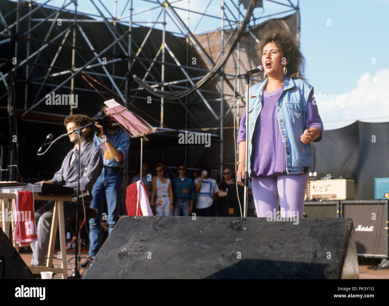 Anne Haigis on 27.07.1986 in Burglengenfeld. | usage worldwide Stock ...