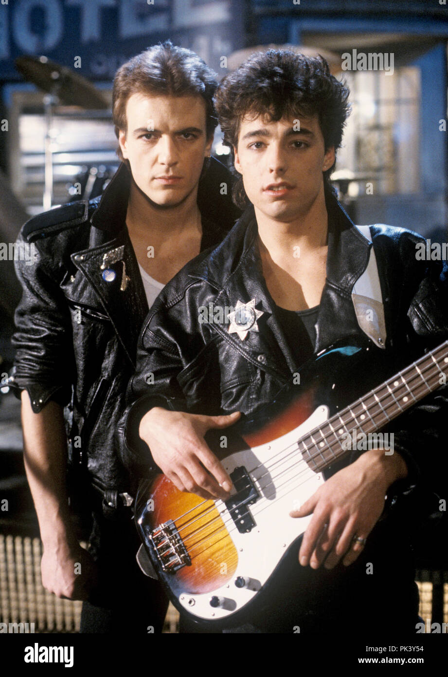 Go West (l-r): Peter Cox, Richard Drummie on 04.04.1985. | usage ...