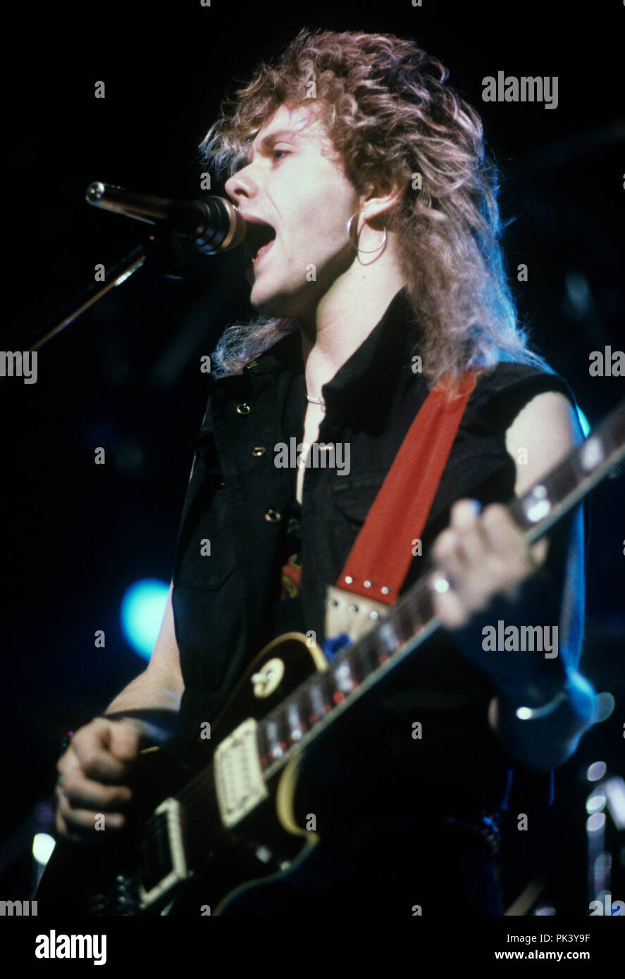 Robin George (Bandmitglied) on 29.04.1985. | usage worldwide Stock ...