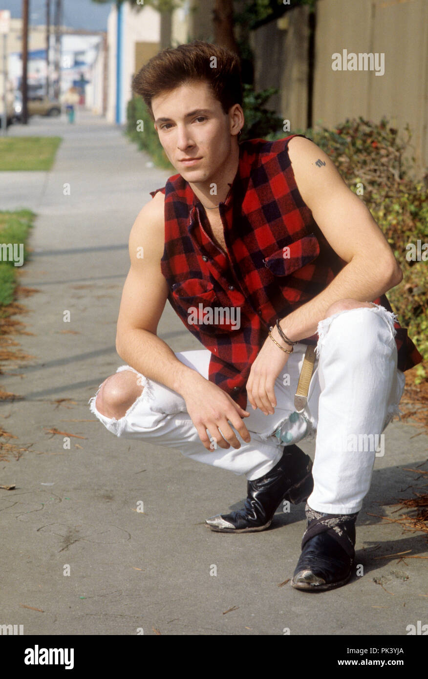 Noah Hathaway on 18.02.1989 in Los Angeles. | usage worldwide Stock ...