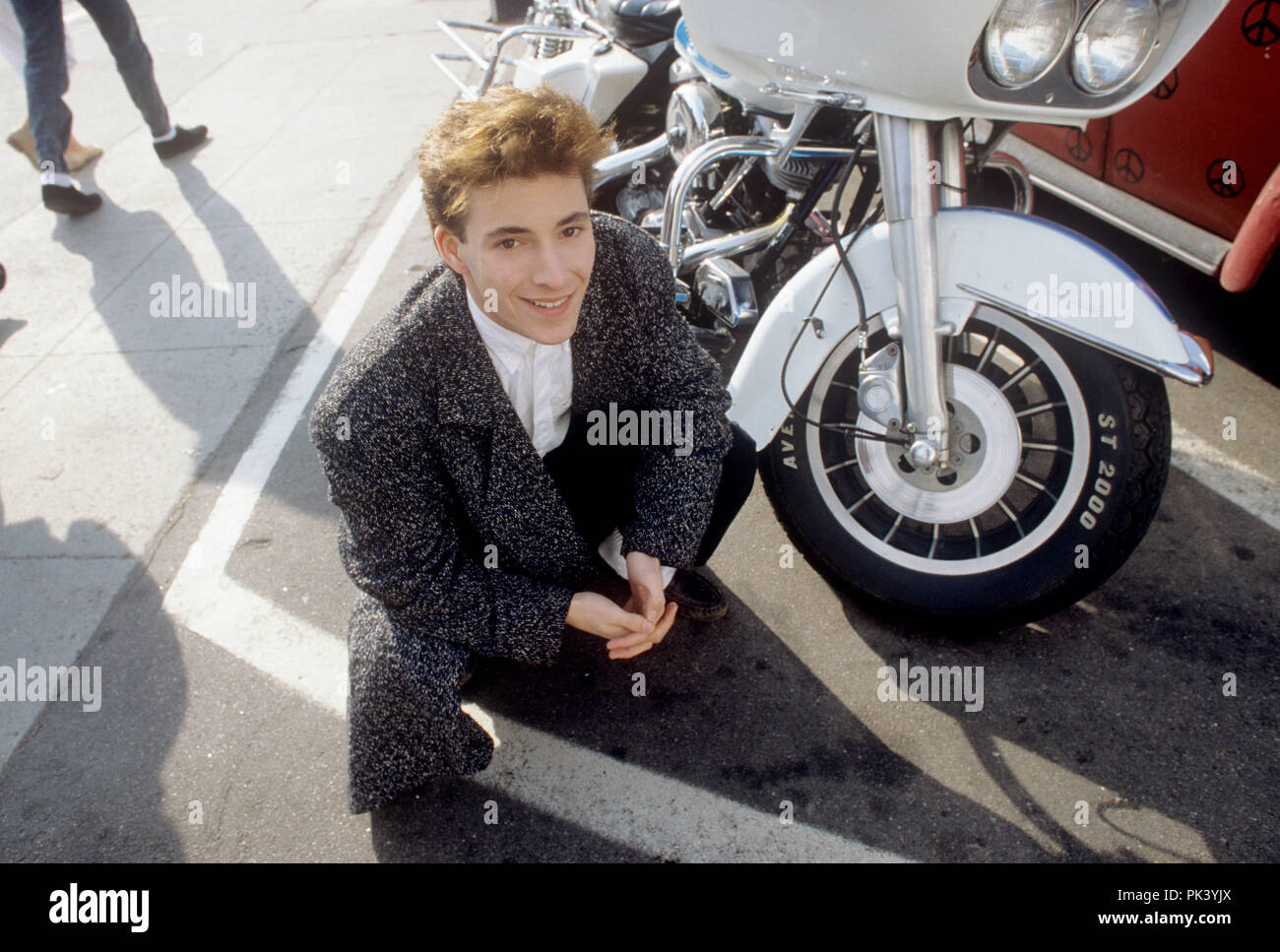 Noah Hathaway on 18.02.1989 in Los Angeles. | usage worldwide Stock ...