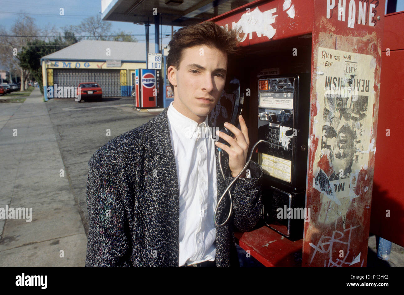 Noah Hathaway on 18.02.1989 in Los Angeles. | usage worldwide Stock ...