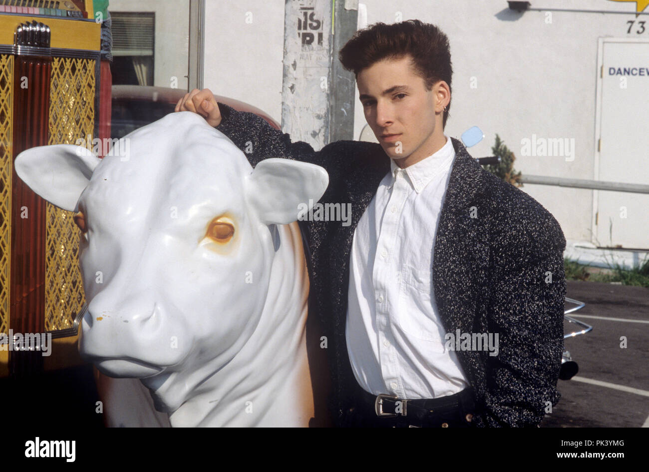 Noah Hathaway on 18.02.1989 in Los Angeles. | usage worldwide Stock ...