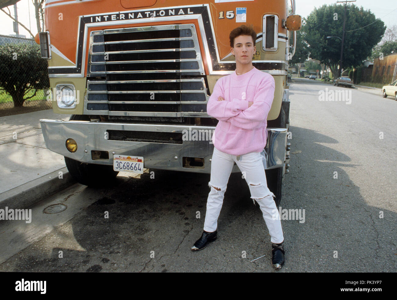 Noah Hathaway on 18.02.1989 in Los Angeles. | usage worldwide Stock ...