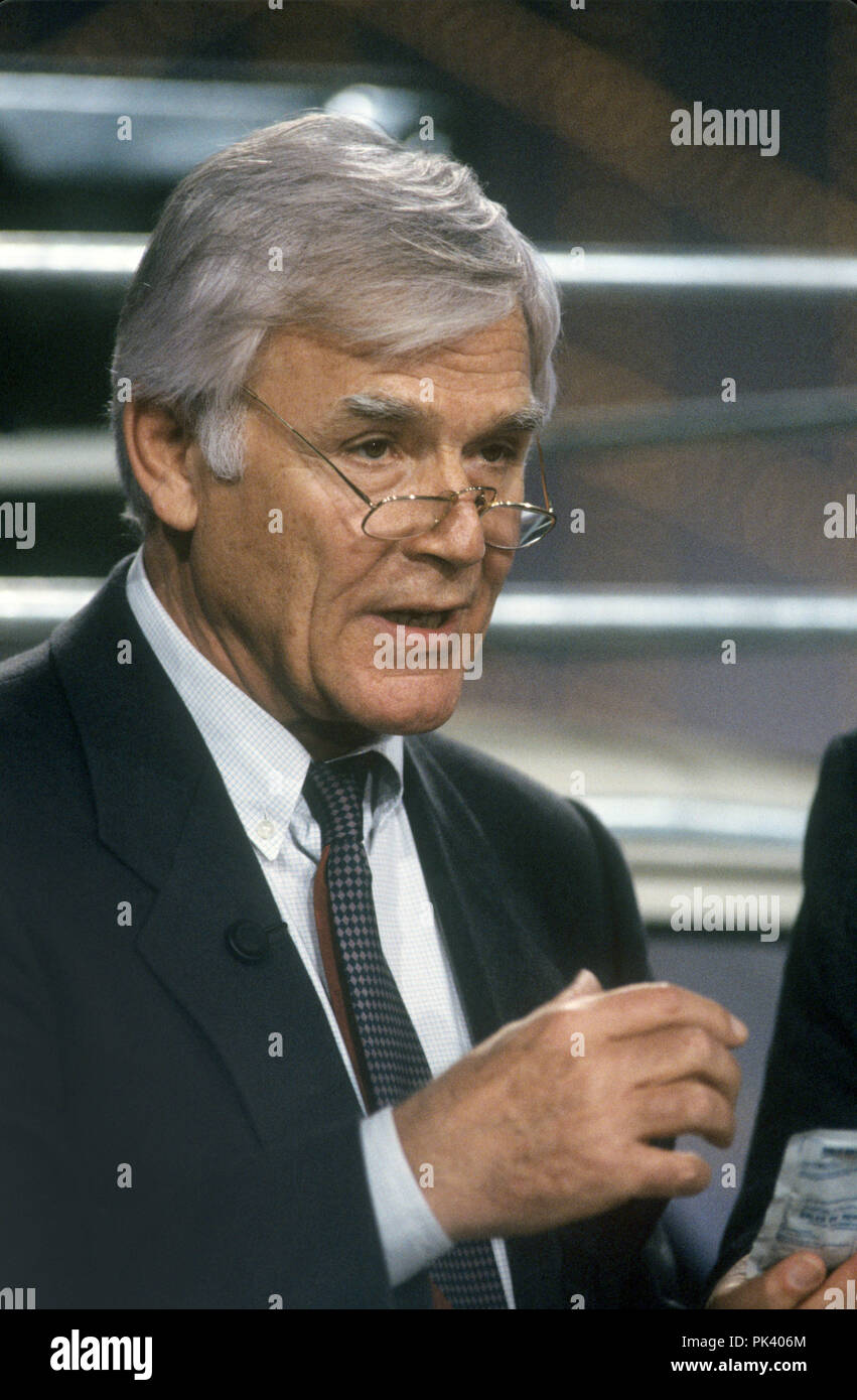 Joachim Fuchsberger on 15.03.1986 in Düsseldorf. | usage worldwide ...