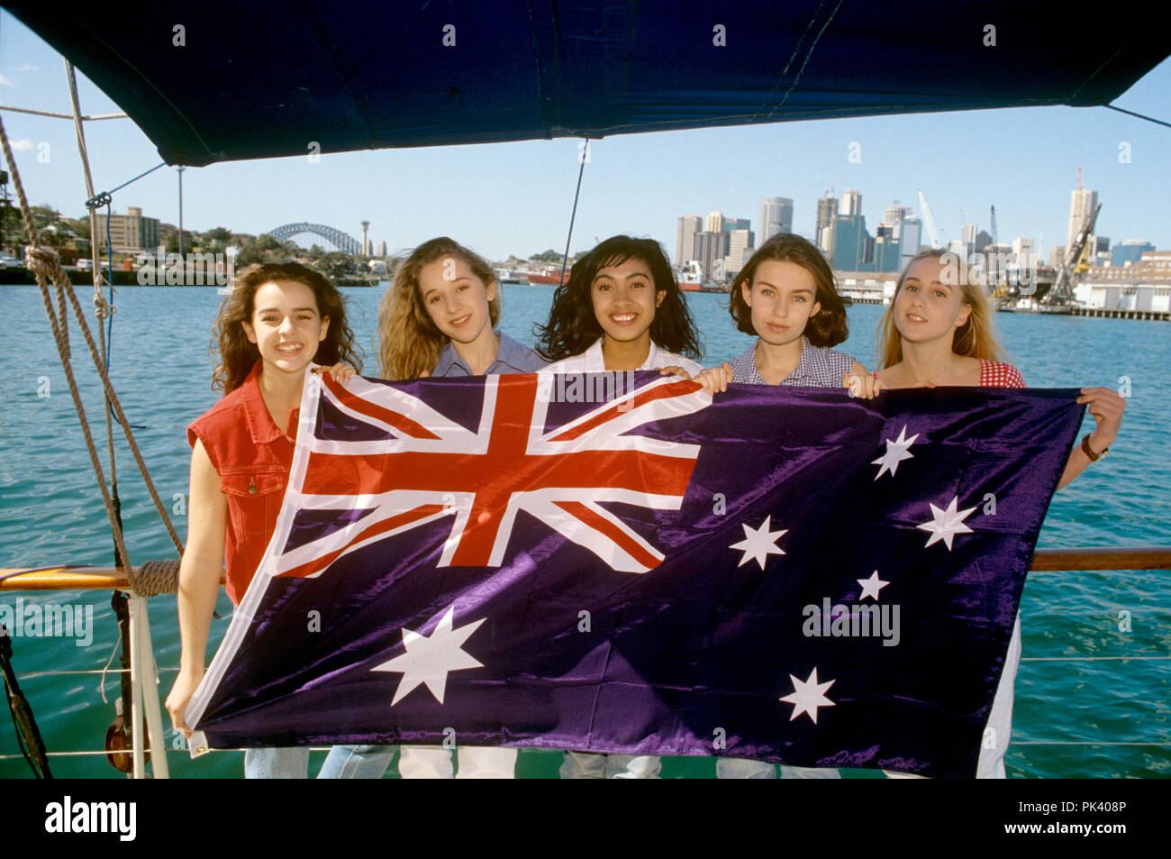 Girlfriend on 01.09.1992 in Sydney. | usage worldwide Stock Photo - Alamy