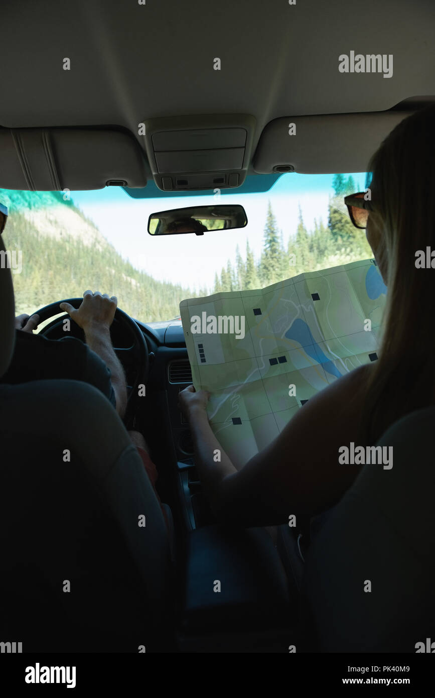 Car map hi-res stock photography and images - Alamy