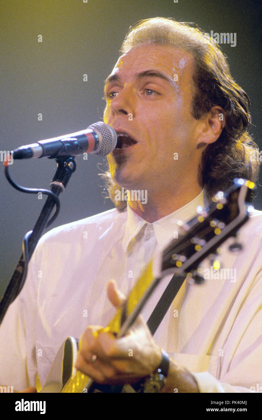 John Hiatt on 26.10.1987 in München / Munich. | usage worldwide Stock ...