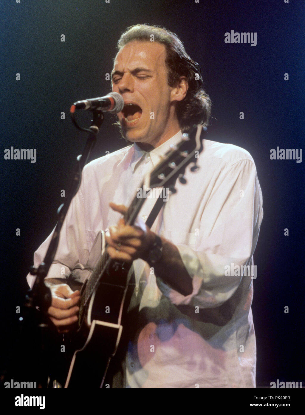 John Hiatt on 26.10.1987 in München / Munich. | usage worldwide Stock ...