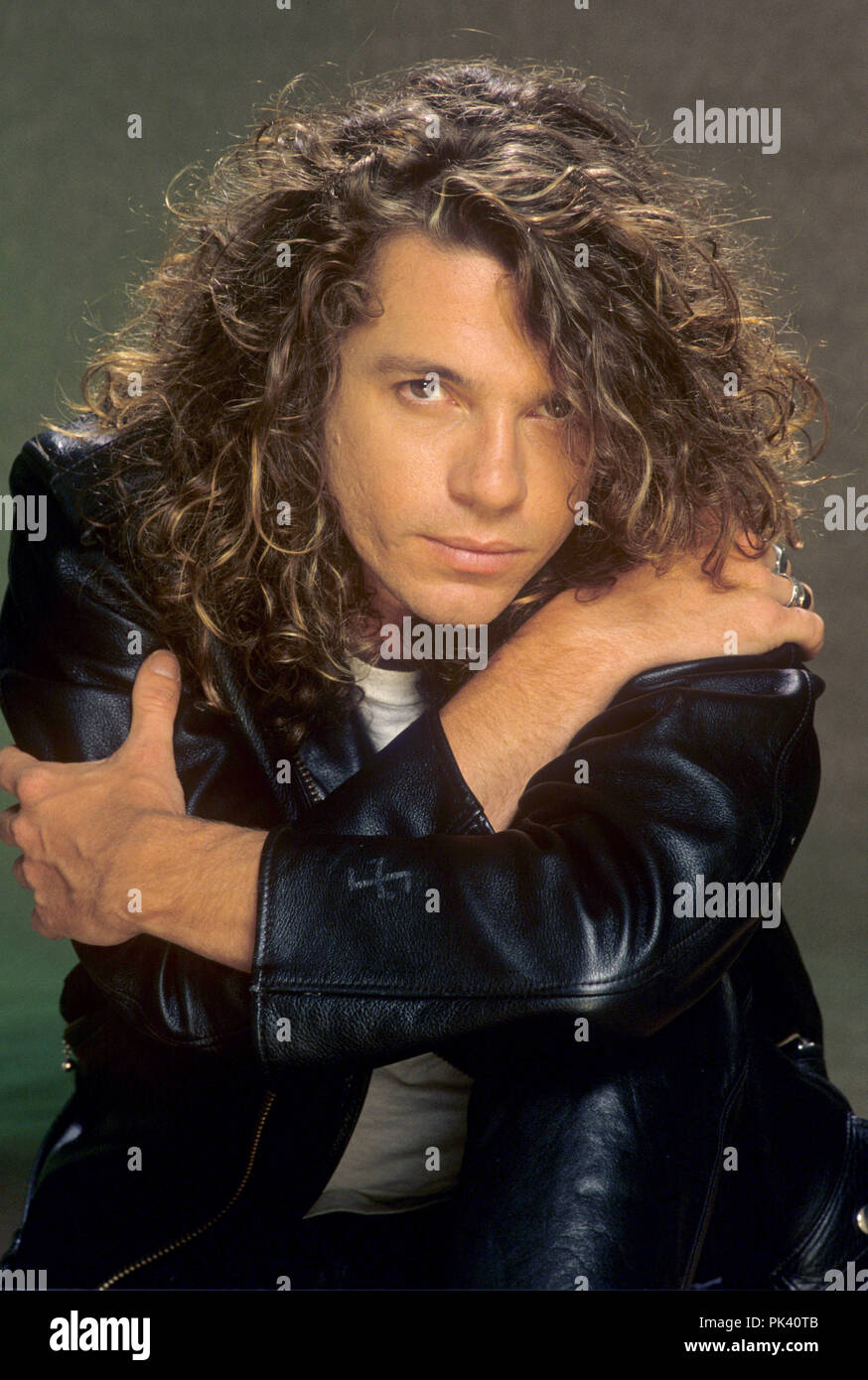 Michael Hutchence (INXS) on 27.01.1988 in München / Munich. | usage ...