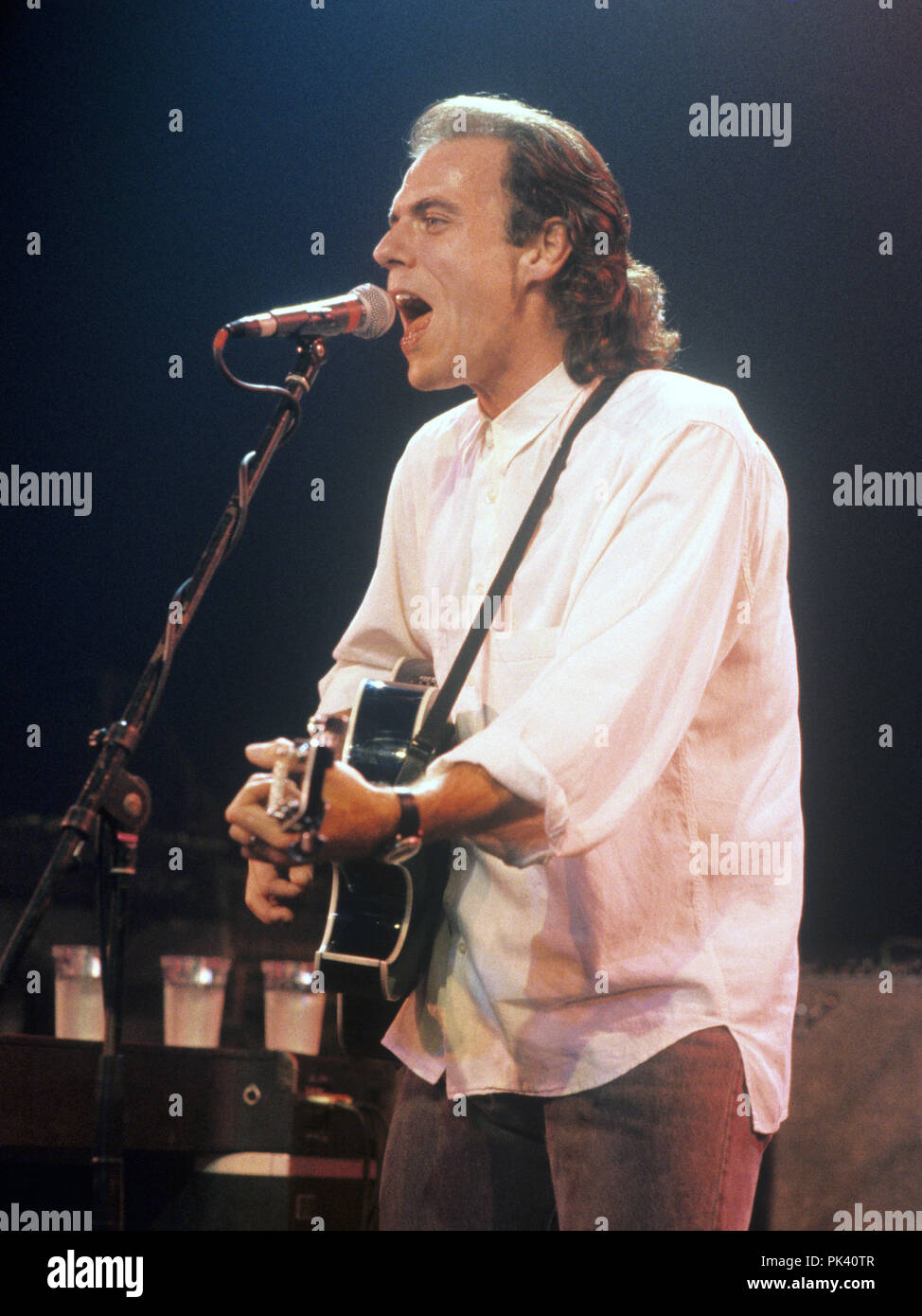 John Hiatt on 26.10.1987 in München / Munich. | usage worldwide Stock ...