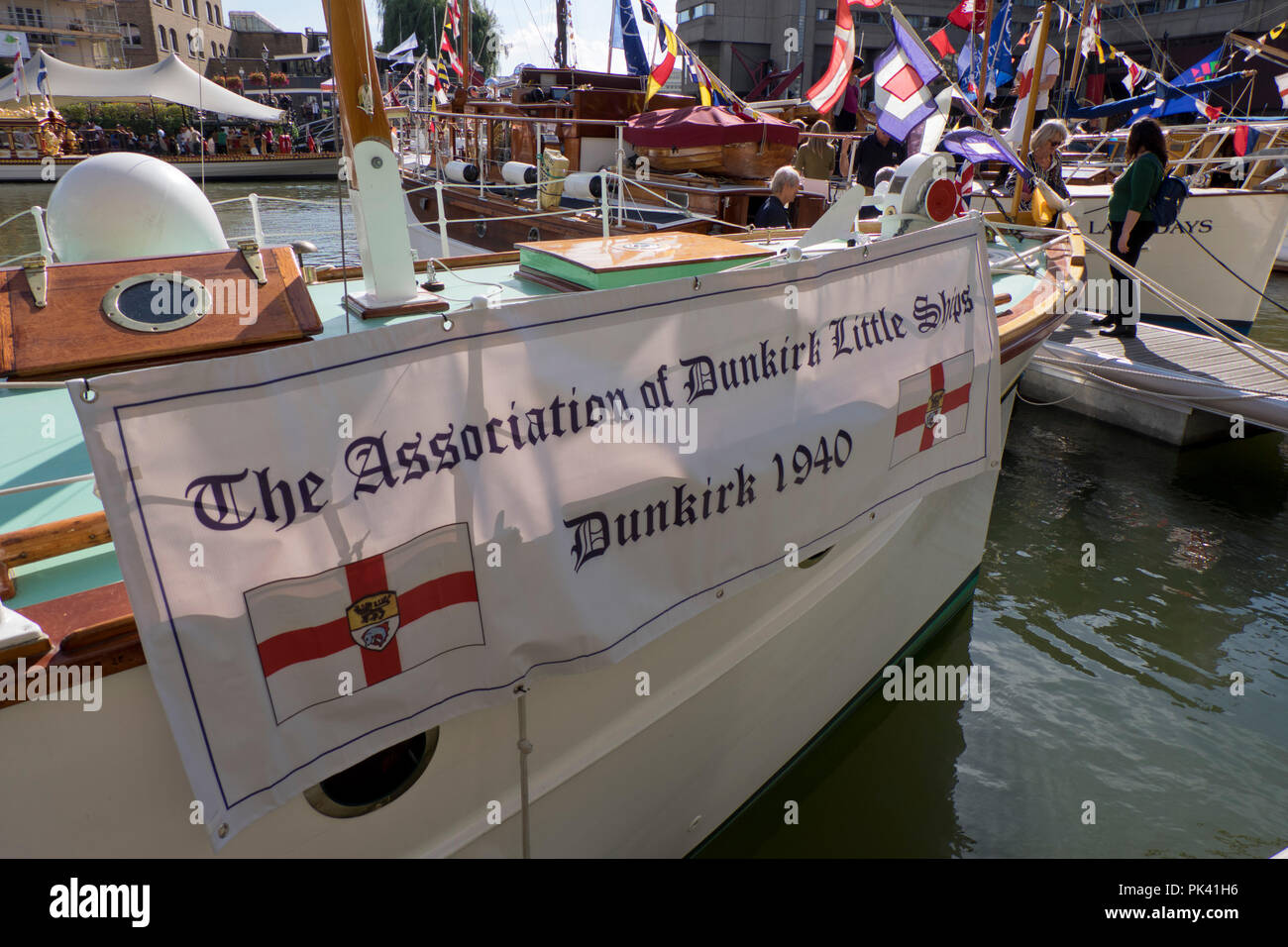 Classic boats festival , with Dunkirk Little Ships at St Katharine ...
