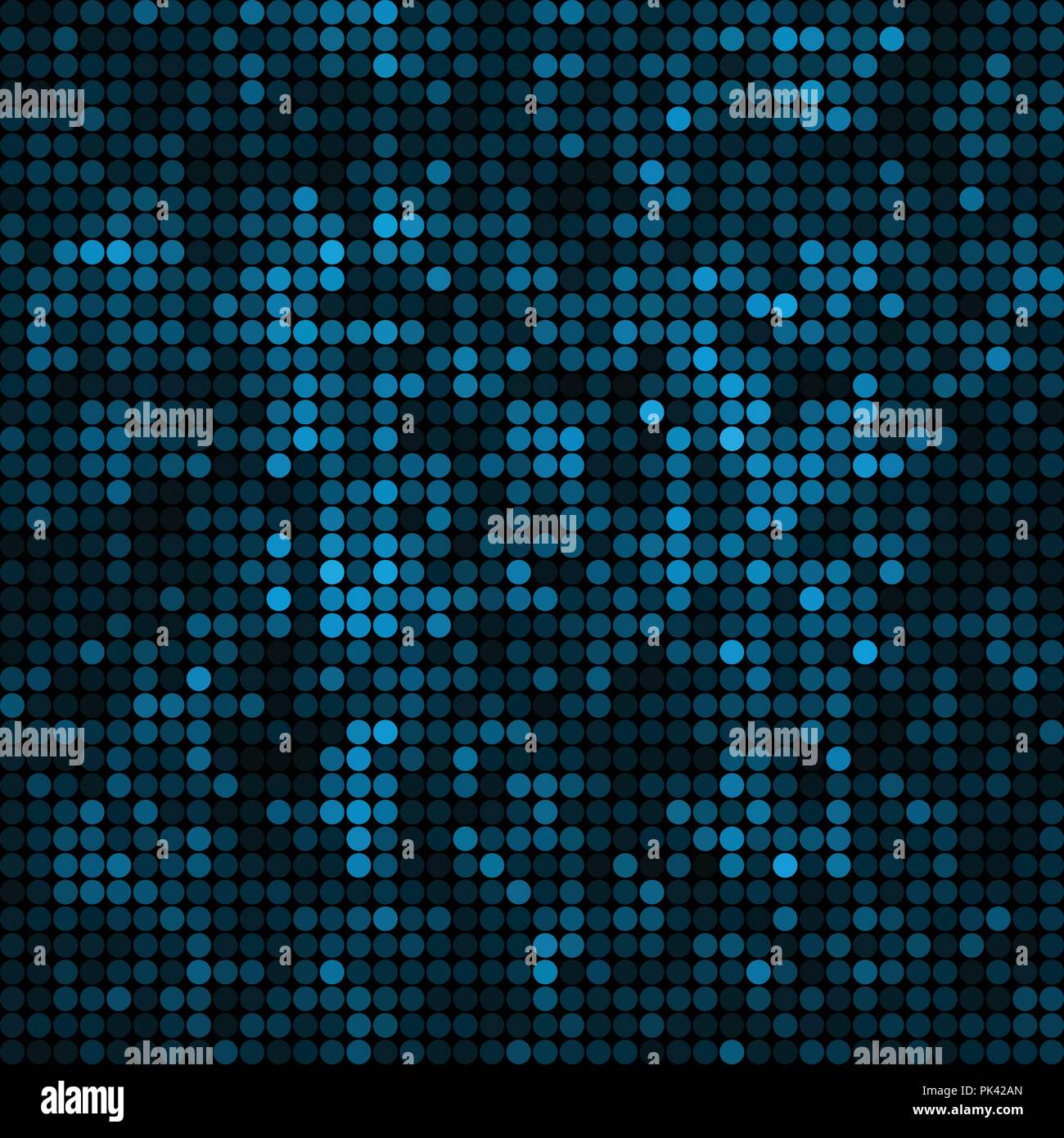 abstract vector colored round dots background - dark blue Stock Vector ...