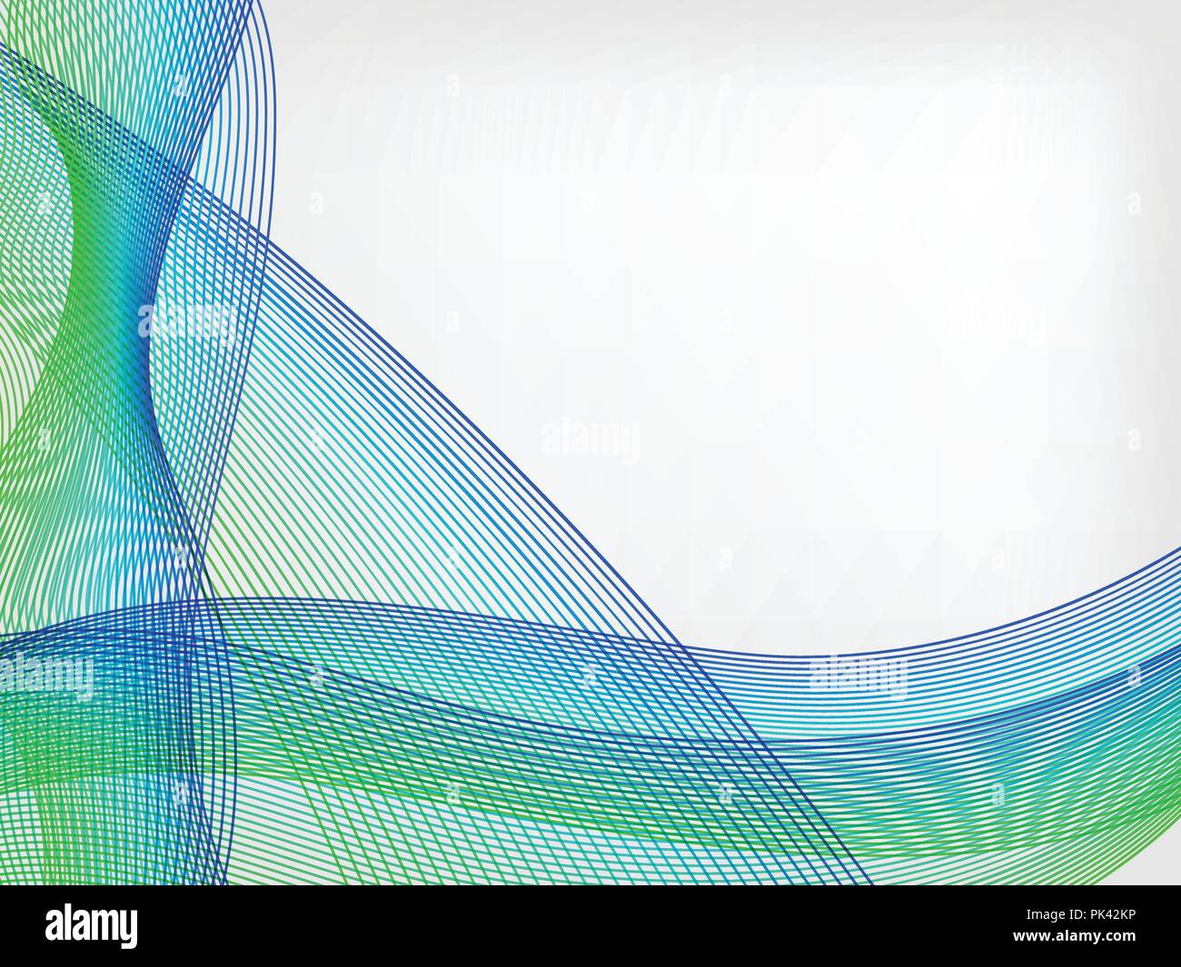 abstract vector waved line background - green and blue Stock Vector ...