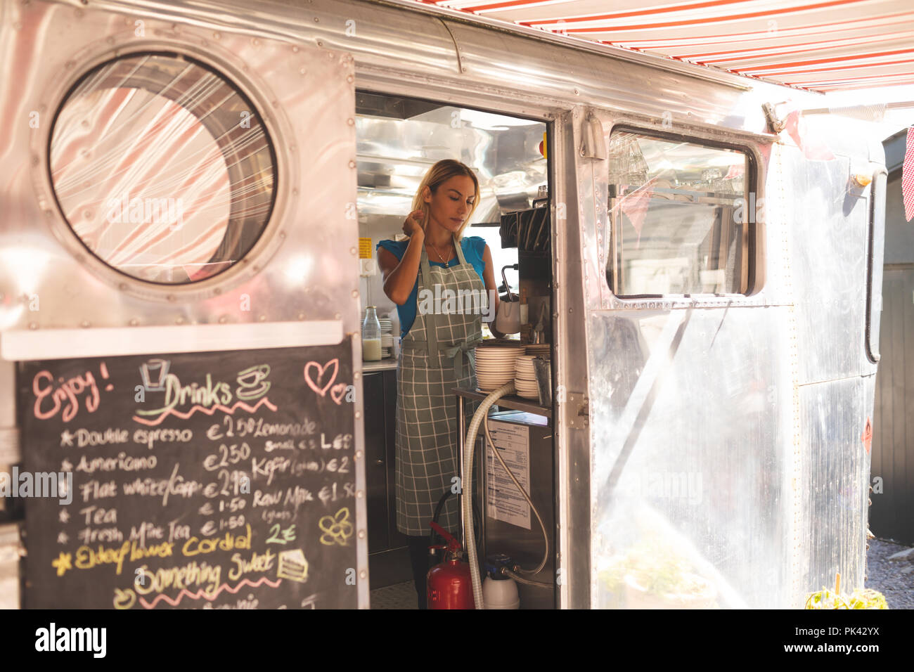 Coffee van owner hi-res stock photography and images - Alamy