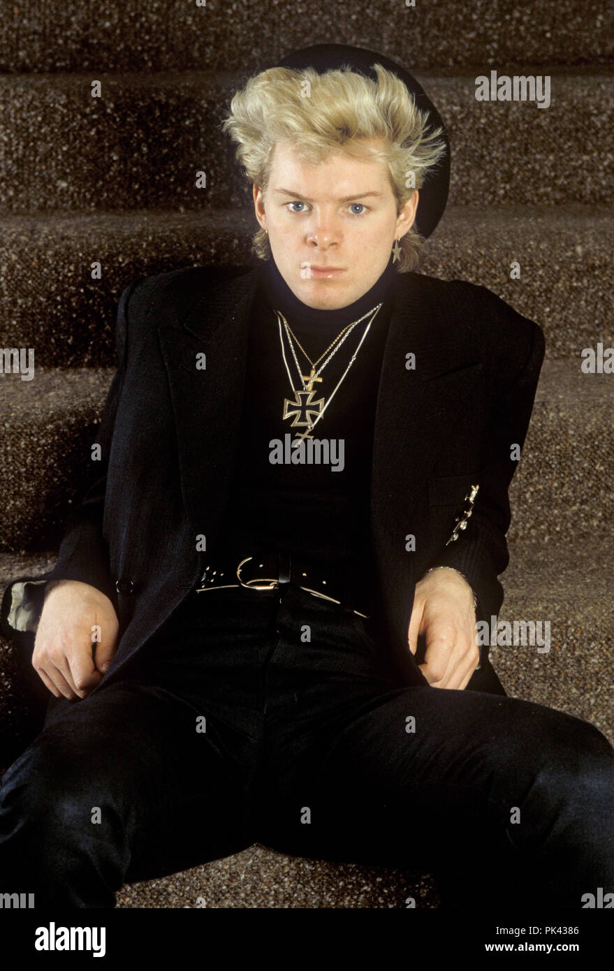 Steve Lambert (Roman Holliday) on 04.03.1985 in London. | usage ...