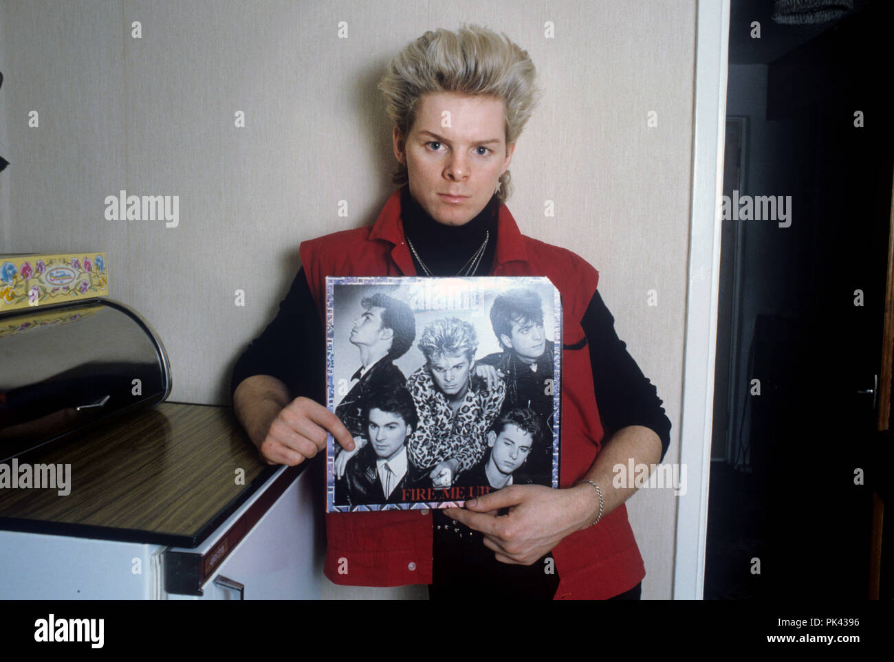 Steve Lambert (Roman Holliday) on 04.03.1985 in London. | usage ...
