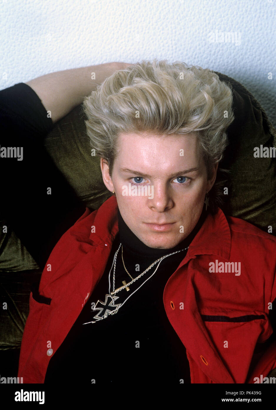 Steve Lambert (Roman Holliday) on 04.03.1985 in London. | usage ...