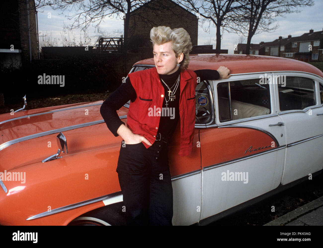 Steve Lambert (Roman Holliday) on 04.03.1985 in London. | usage ...
