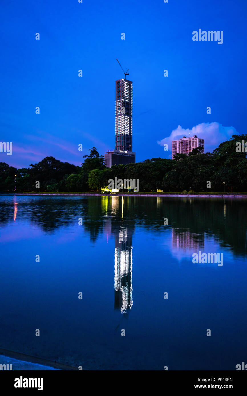 Victoria Memorial shining bright during the epic light of blue hour ...