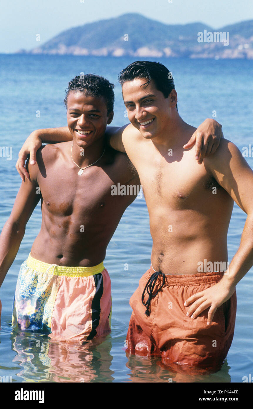 Marvin & Marcello (Marcello Musarra) on 01.08.1990 in Ibiza. | usage ...