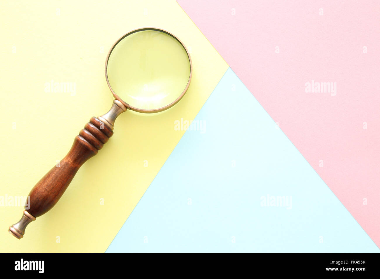 Abstract pastel colored paper texture. Minimal geometric shapes and ...