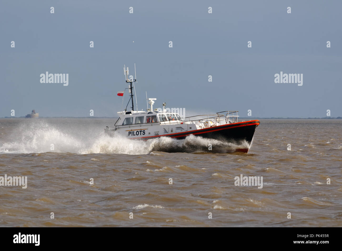 The Humber Jupiter Pilot Vessel seen motoring at high speed outside ...
