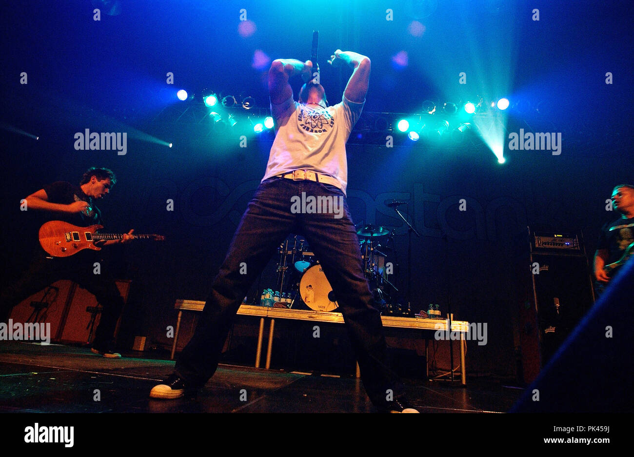 Douglas Robb, Sänger von "Hoobastank", Rockband aus den USA, bei einem ...