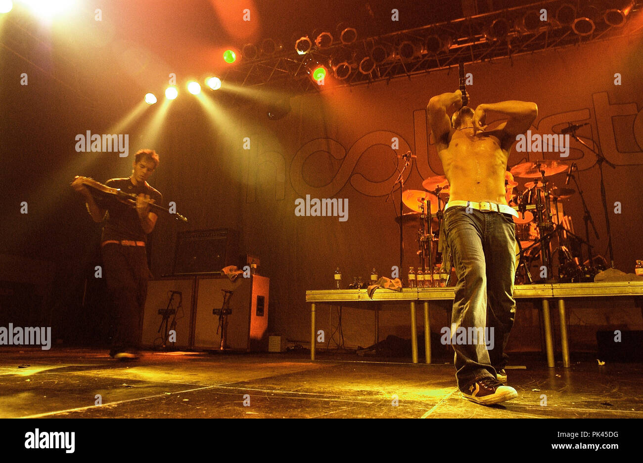 Douglas Robb, Sänger von "Hoobastank", Rockband aus den USA, bei einem ...